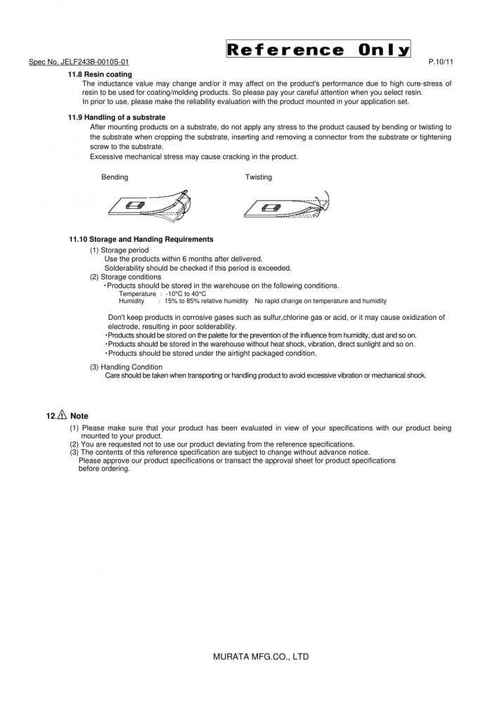 Murata LQG15HS reference specification page 10