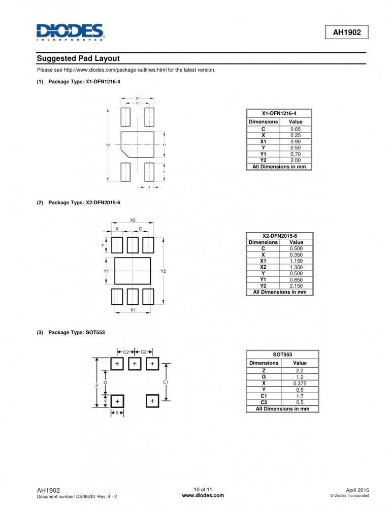 AH1902 technical document page 10
