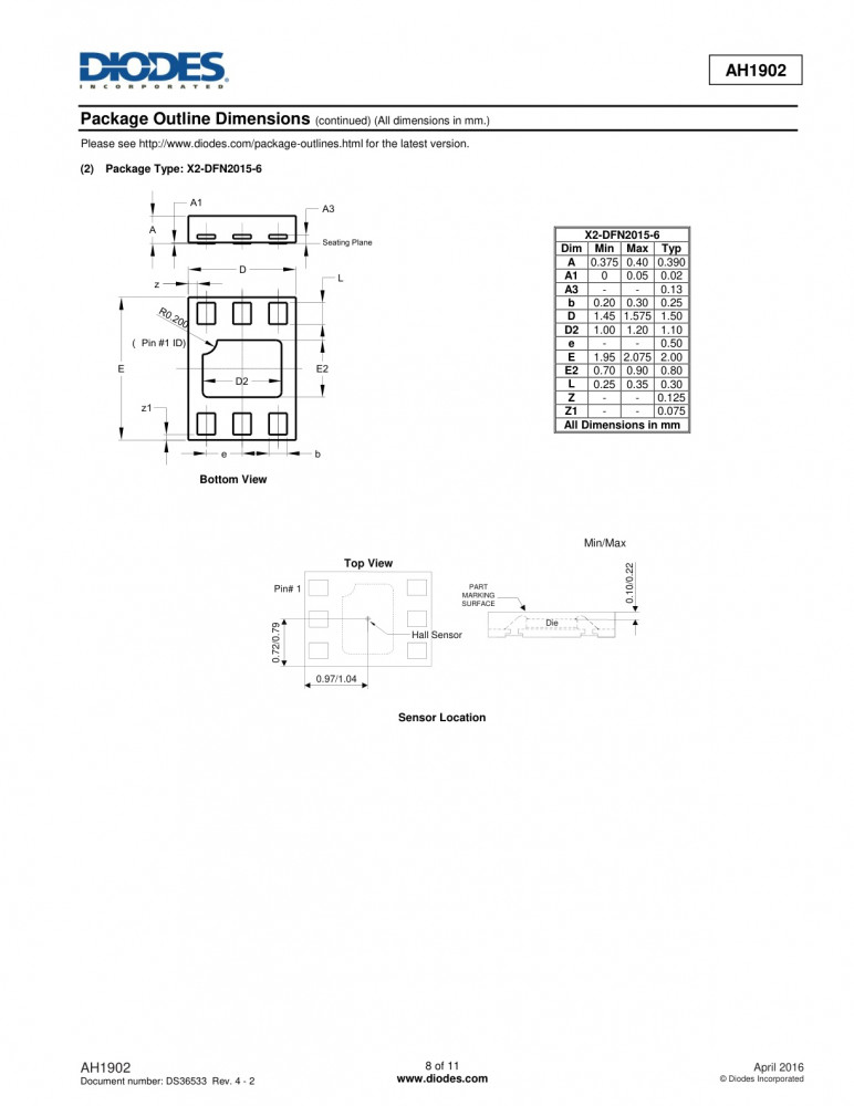 AH1902 technical document page 8