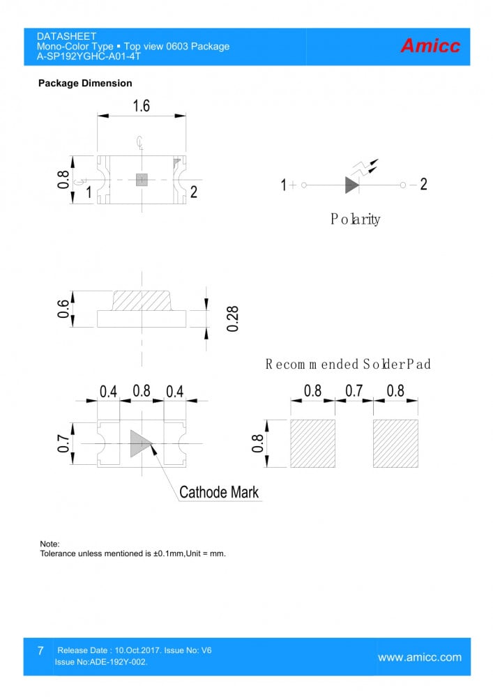 A-SP192YGHC-A01-4T approval sheet page 7