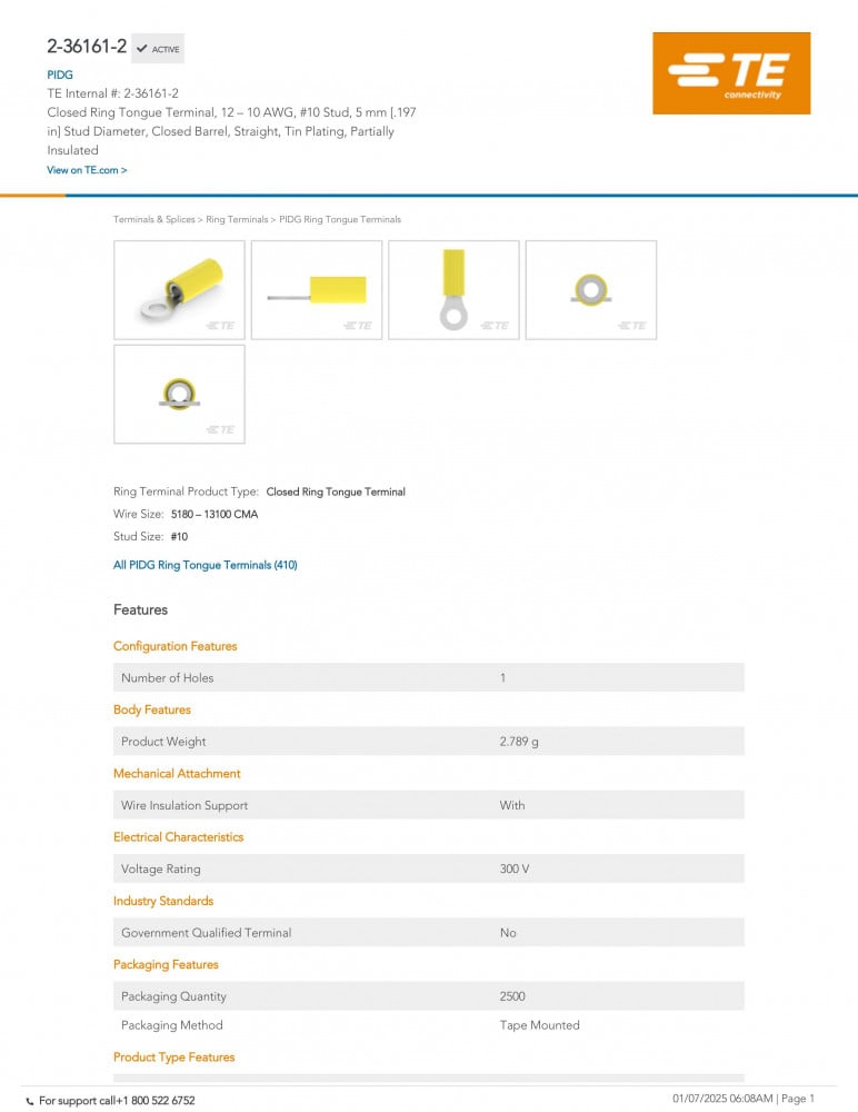 2-36161-2 technical document page 1