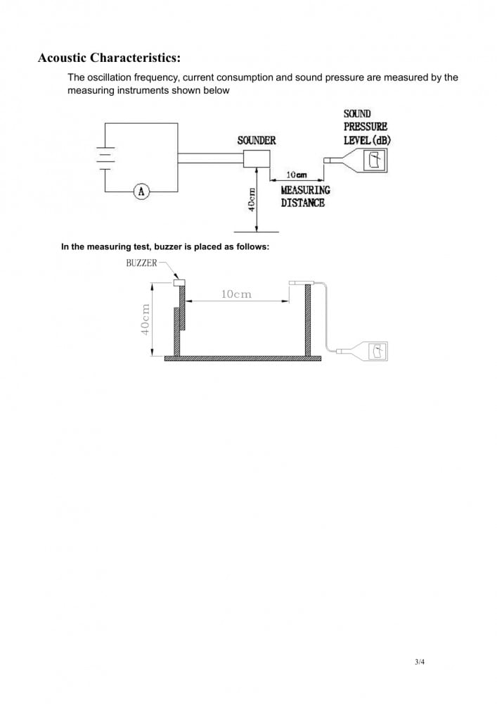 GMD12065YB-5V2700 acoustic characteristics