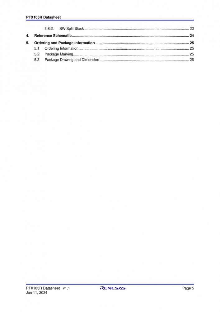 PTX105R technical document page 5