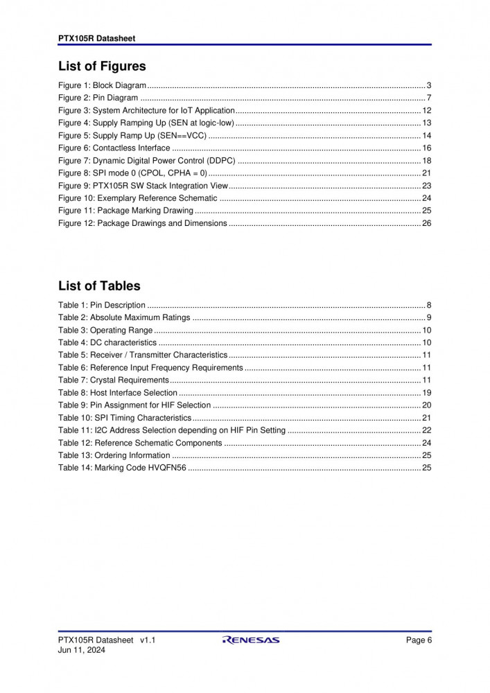 PTX105R technical document page 6