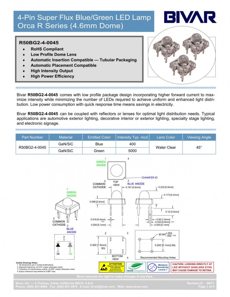 R50BG2-4-0045 datasheet page 1