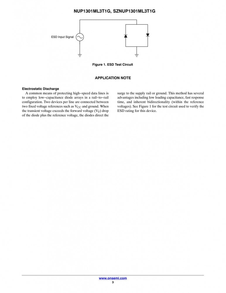 NUP1301ML3T1G datasheet page 3