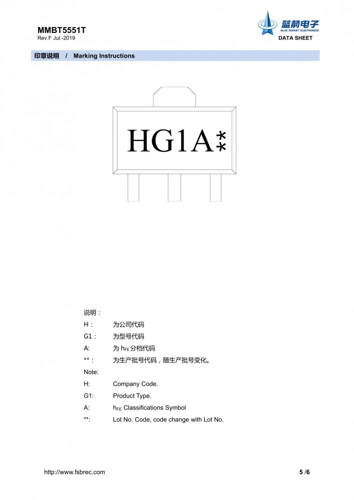 MMBT5551T datasheet page 5