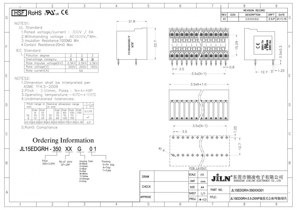 JILN JL15EDGRH-35024G01 technical drawing