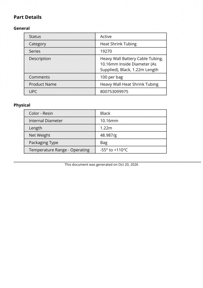 Technical document image 2 for MOLEX 192700008