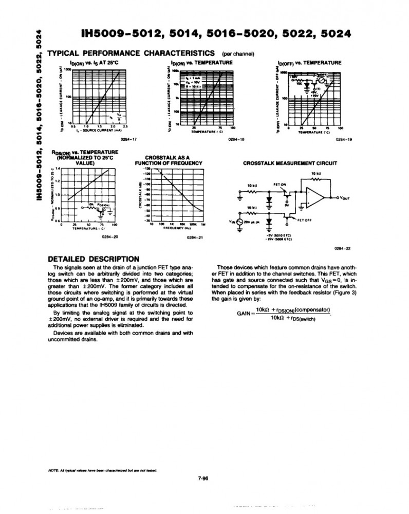 IH5012CDE datasheet page 6