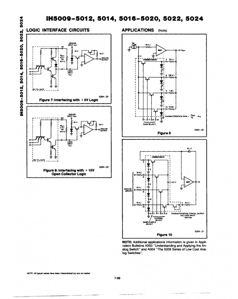 IH5012CDE datasheet page 8