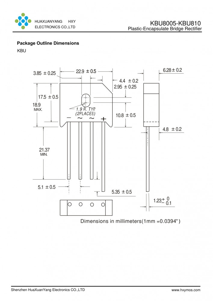 KBU808 datasheet page 3