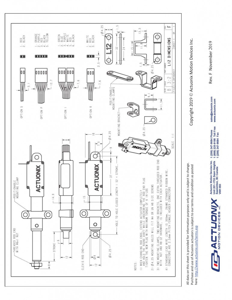 Actuonix L12 datasheet page 4