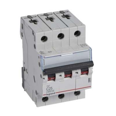 MCB TX3 6000A 3 pole 25A curve C for sale
