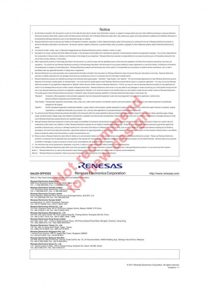 RENESAS HZU series document page 7