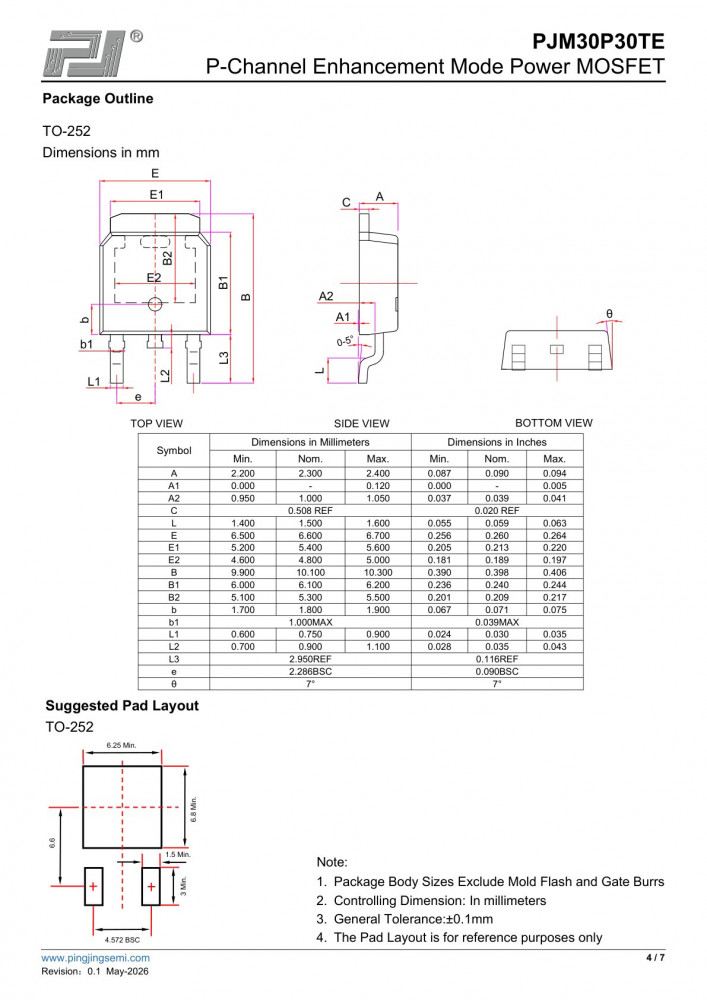 PJM30P30TE datasheet page 4