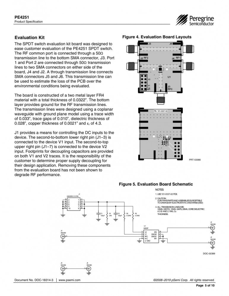 PE4251MLI datasheet page 5