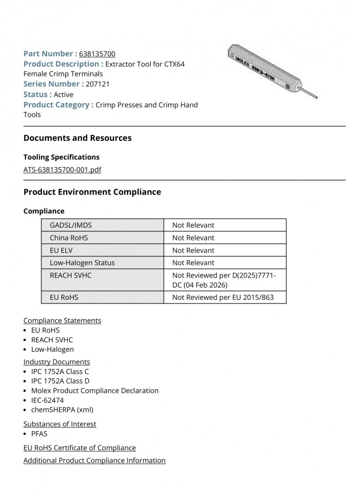 638135700 tooling document preview, page 1