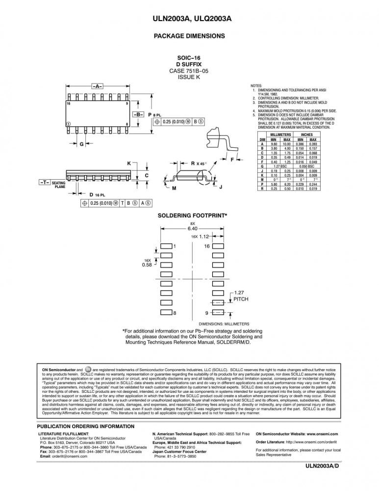 ULN2003ADR2G datasheet page 5