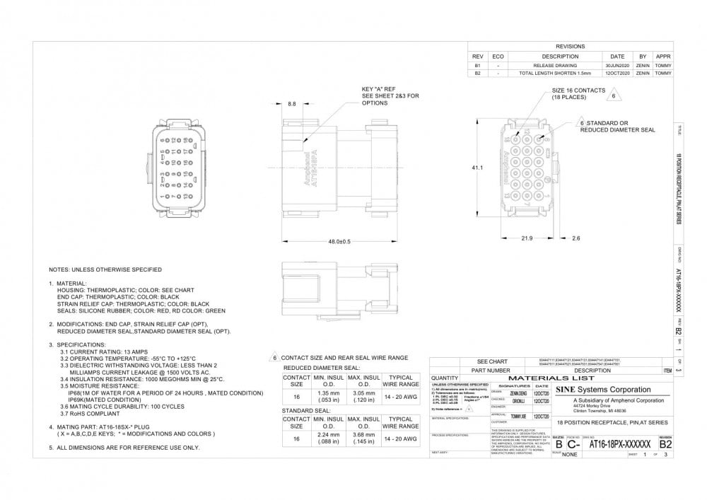 AT16-18PA-K004 technical drawing page 1