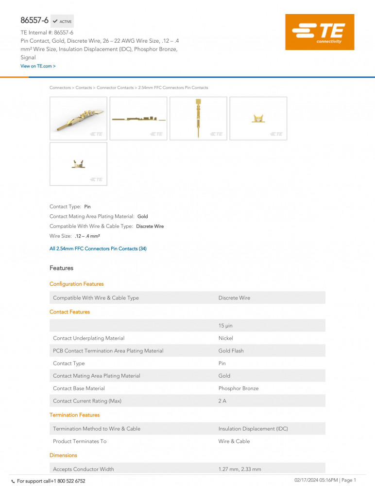 86557-6 technical document page 1