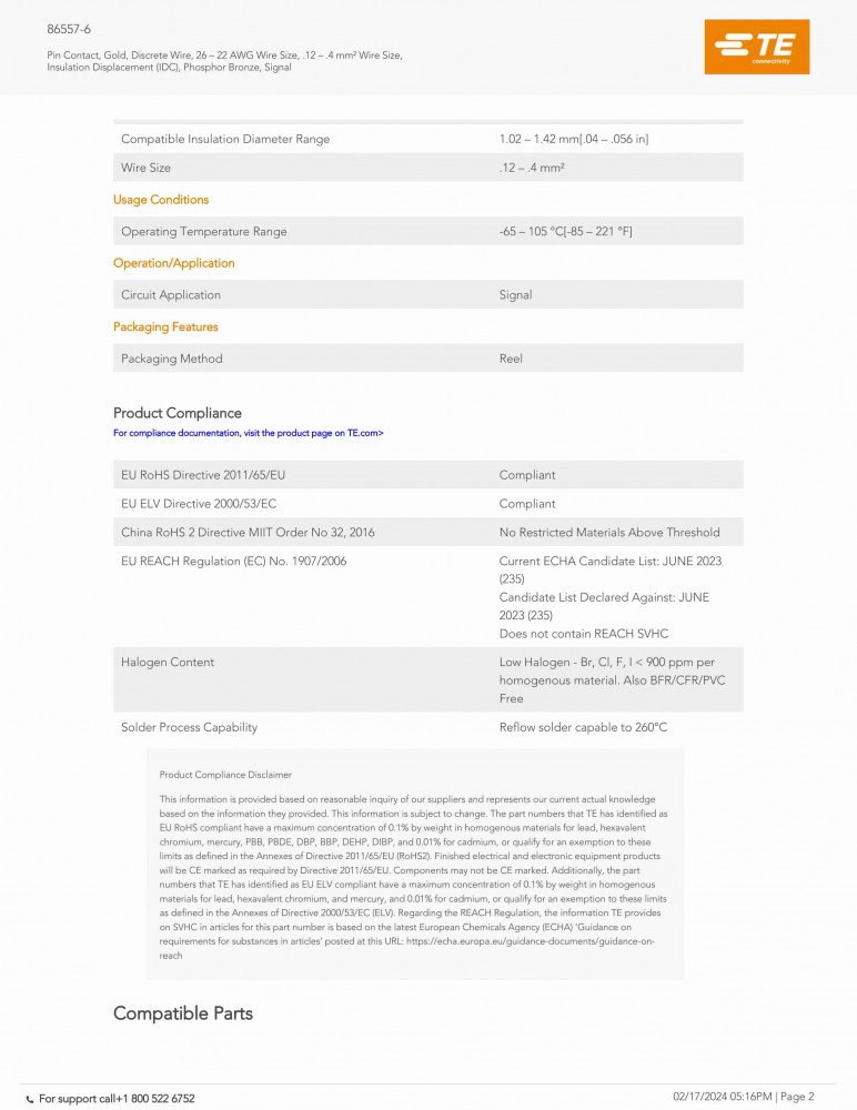 86557-6 technical document page 2