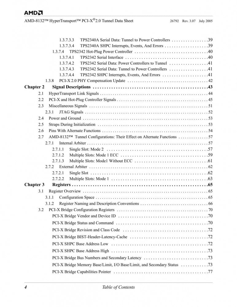 AMD-8132 technical document page 4