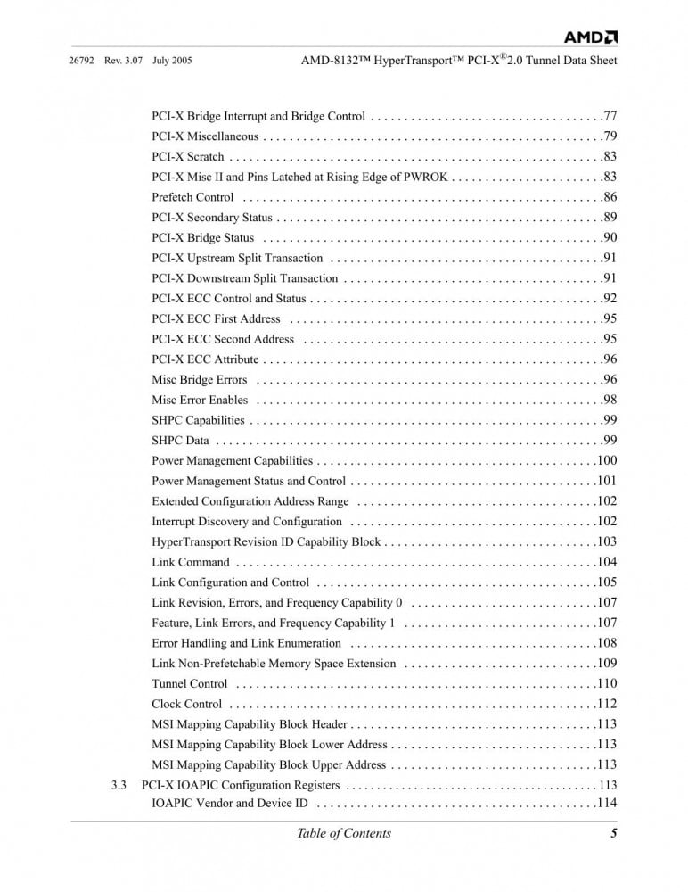 AMD-8132 technical document page 5