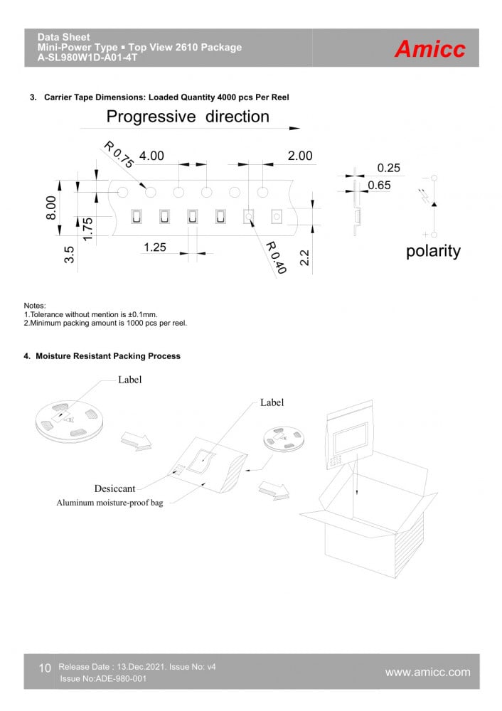 A-SL980W1D-A01-4T datasheet page 10