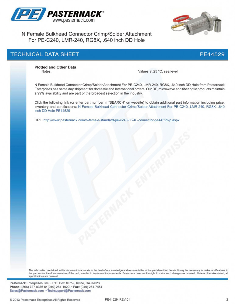 PE44529 technical document page 2
