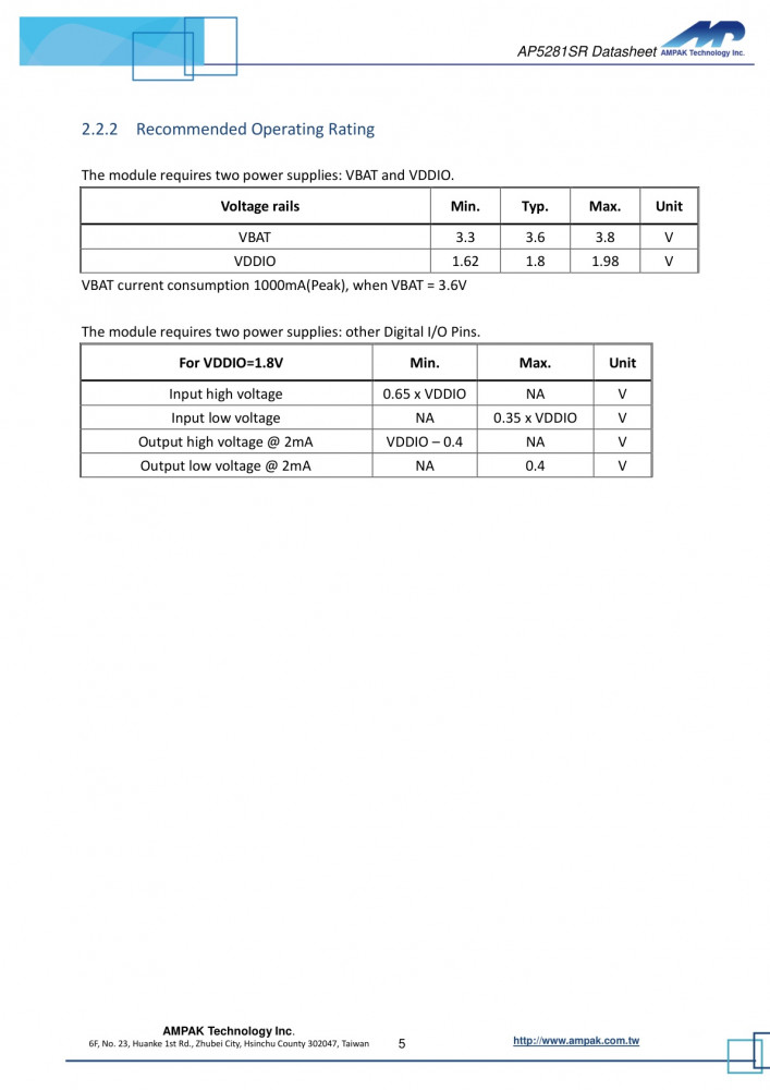 AP5281SR datasheet page 8