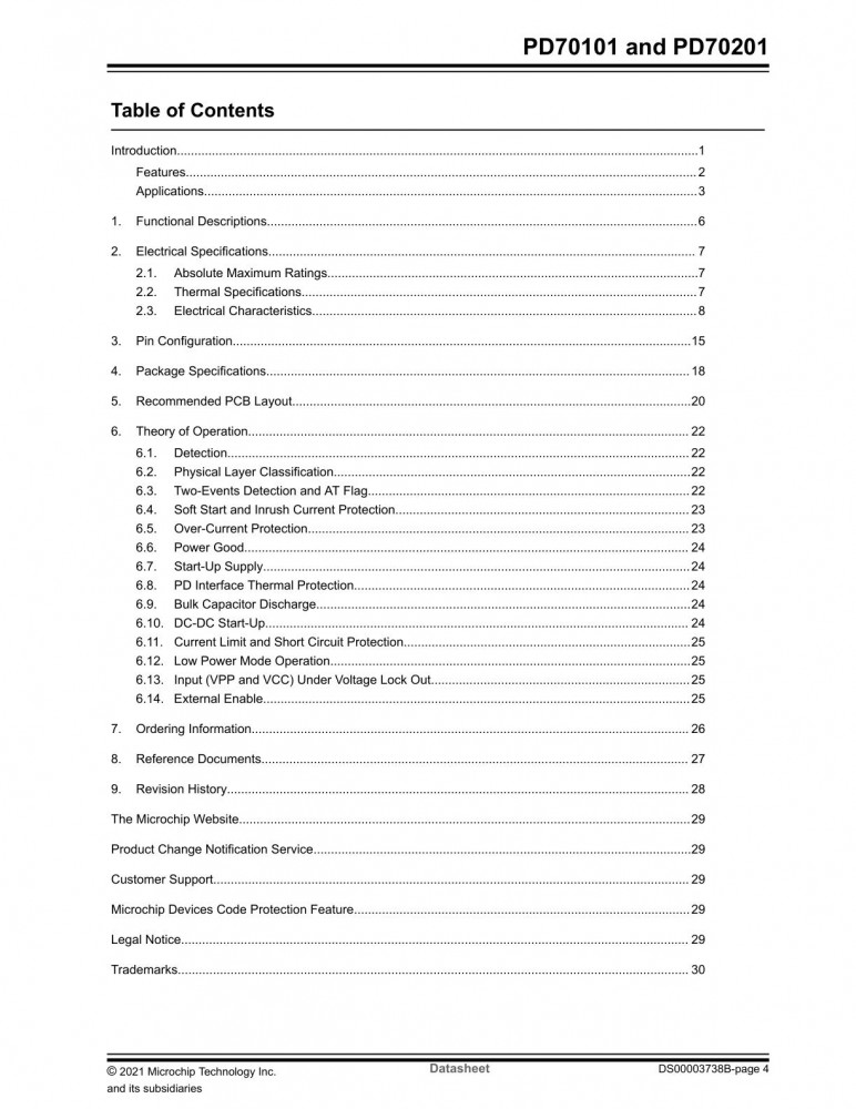PD70201 technical document page 4