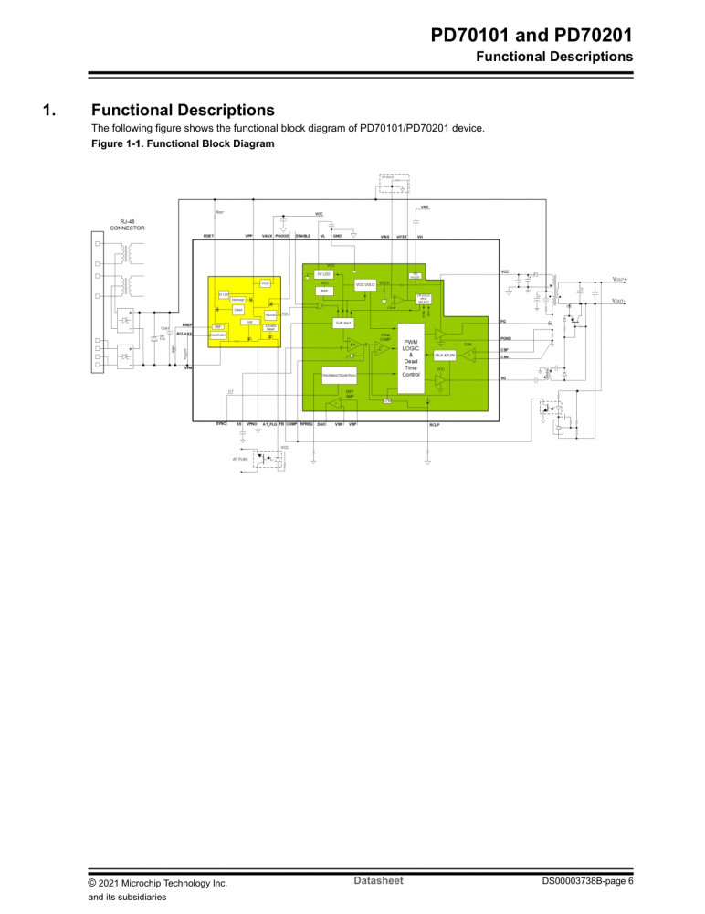 PD70201 technical document page 6