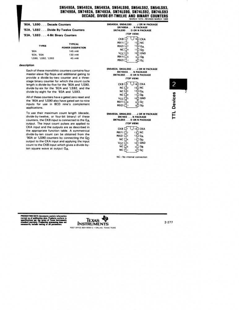 54LS92 datasheet page 2