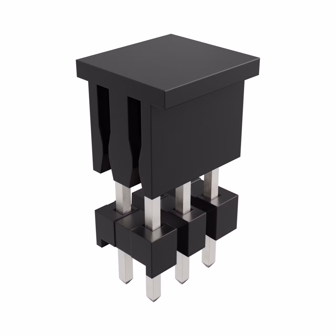 C-Grid Header, 2.54mm Pitch, Through Hole, Dual Row, Vertical, 6 Circuits, 0.25µm Gold (Au) Plating, Tray Packaging, Lead-Free