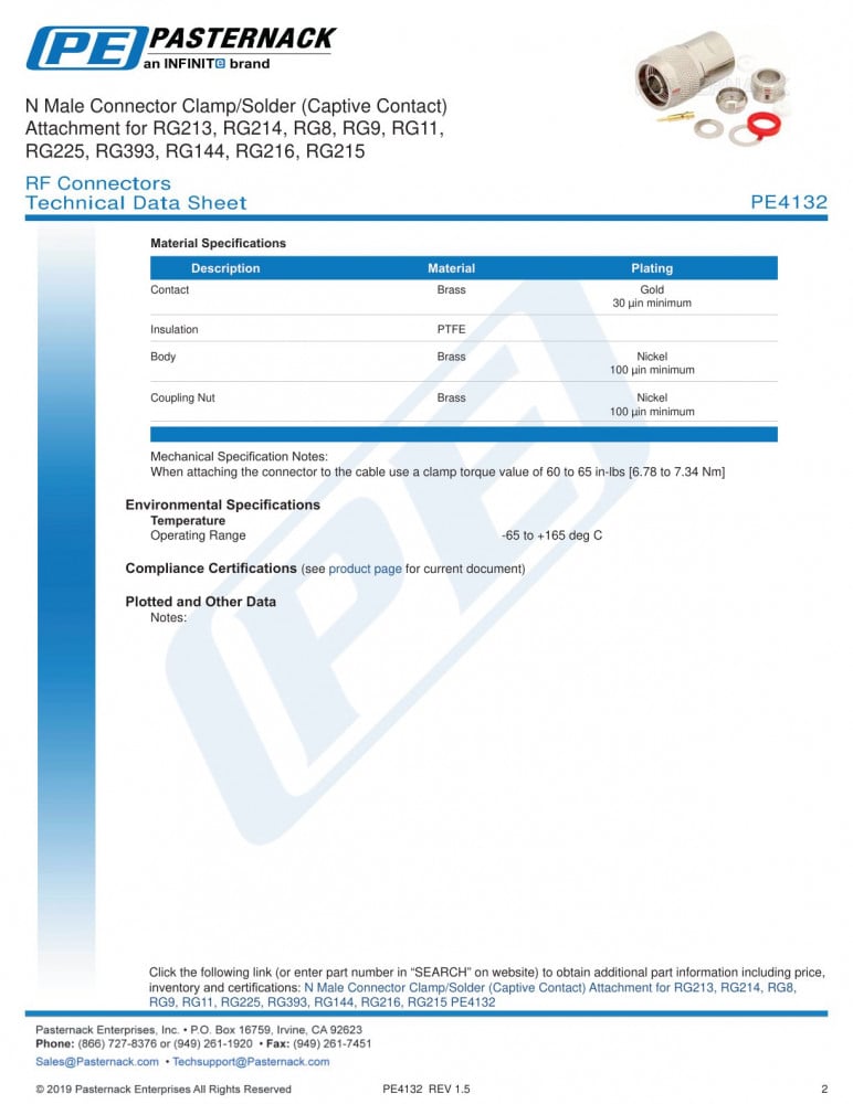 PE4132 datasheet page 2