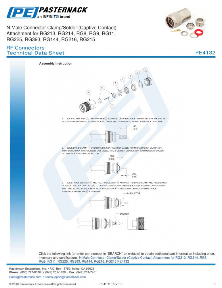 PE4132 datasheet page 3