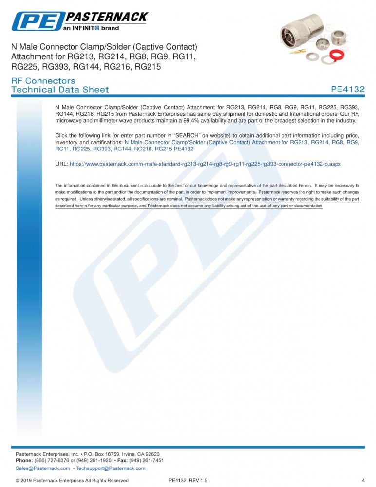 PE4132 datasheet page 4