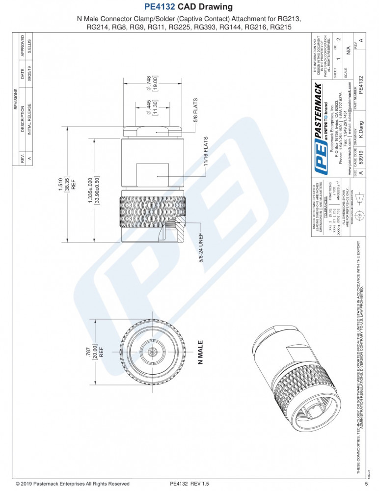 PE4132 datasheet page 5