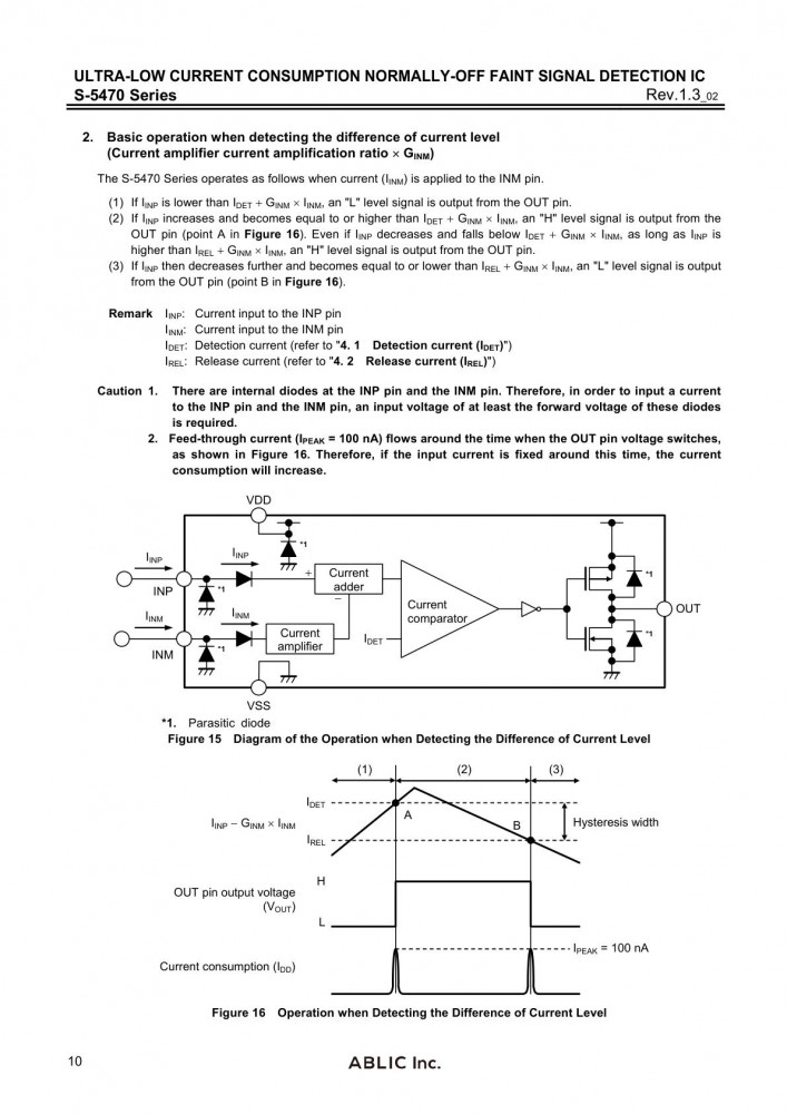 S-5470 Series datasheet page 10