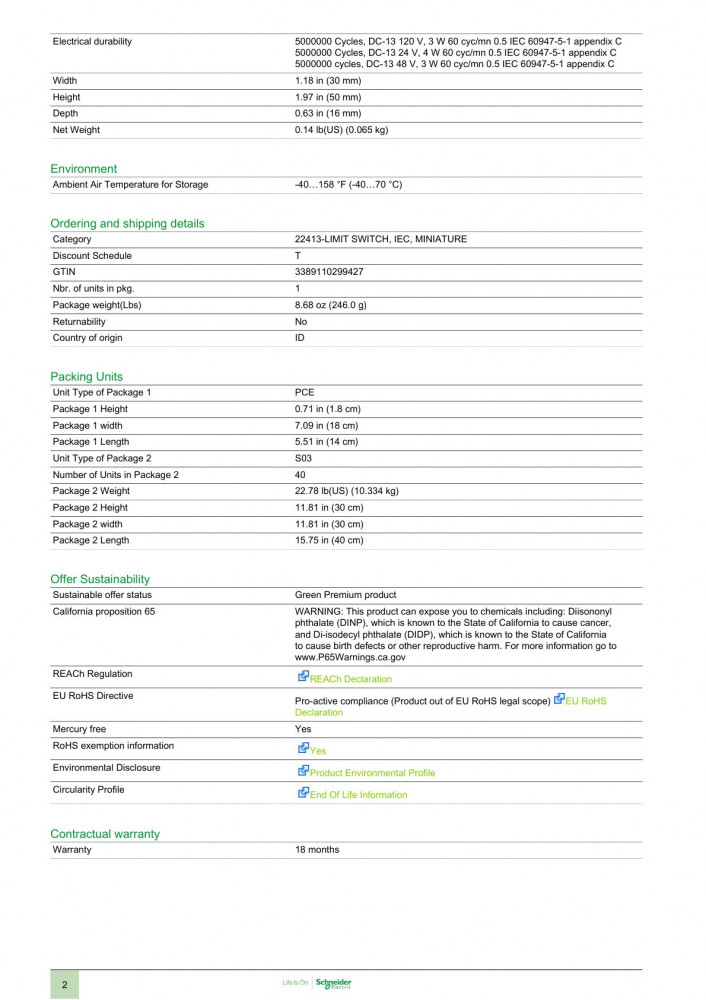ZCMD37L2 technical document page 2