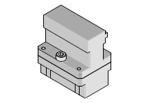 Press-In Tool for Daughter Card 5-Pair by 8-Column Assemblies