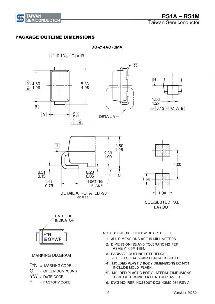RS1D datasheet page 5