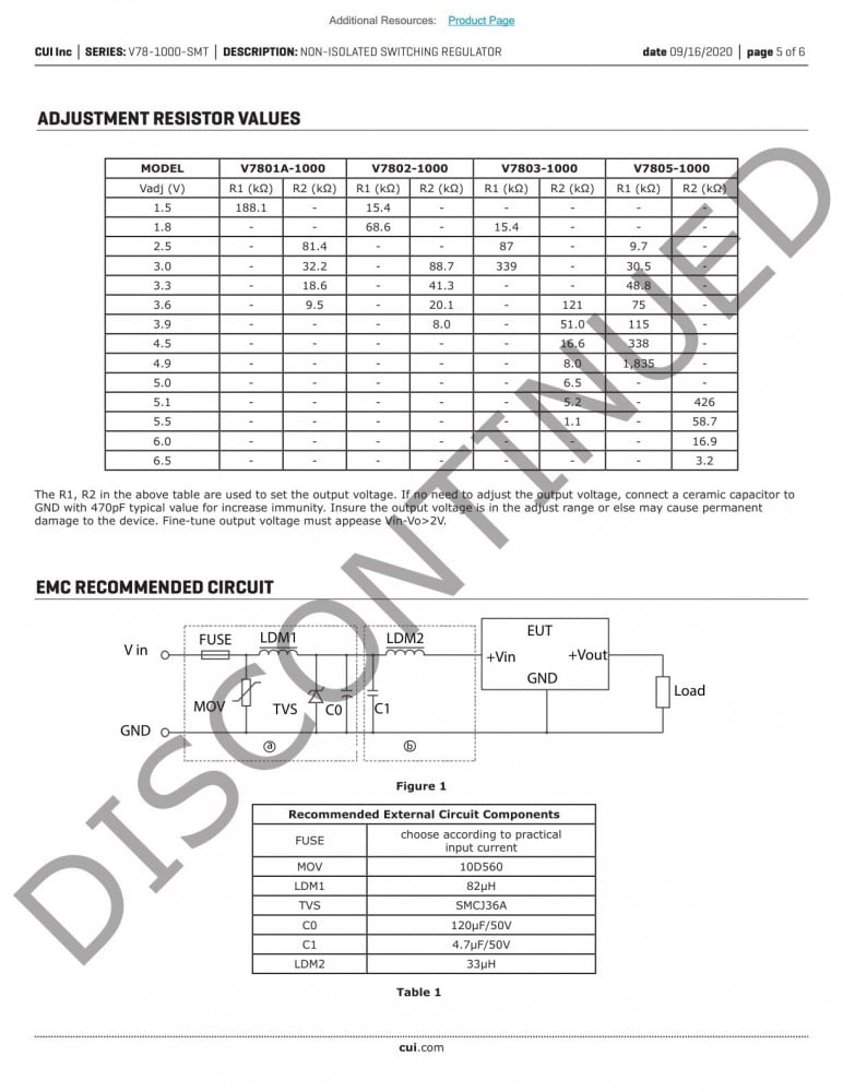 V7806-1000-SMT-TR datasheet page 5