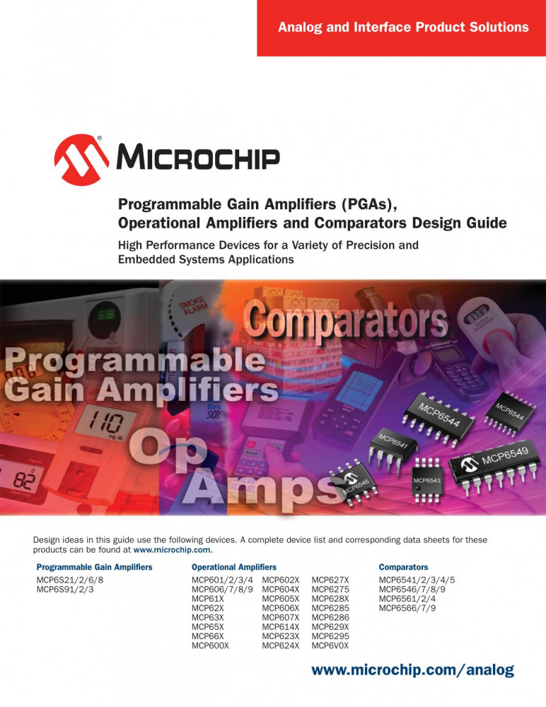 MCP6S2XEV technical document page 1