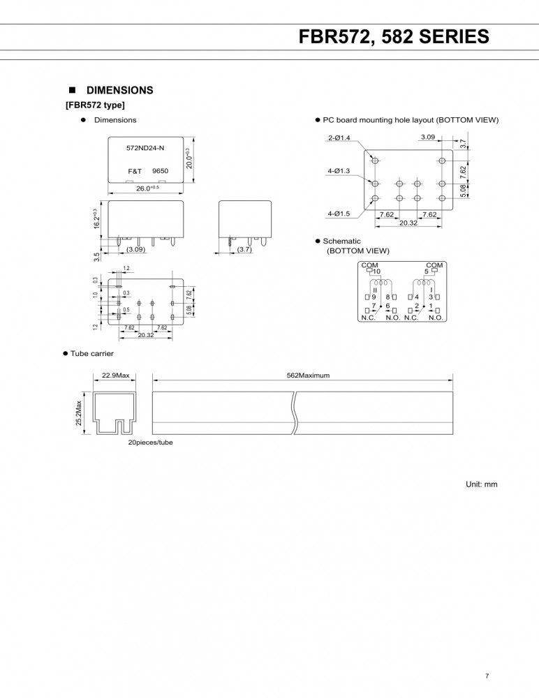 FBR582 datasheet page 7