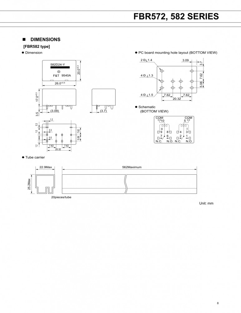 FBR582 datasheet page 8