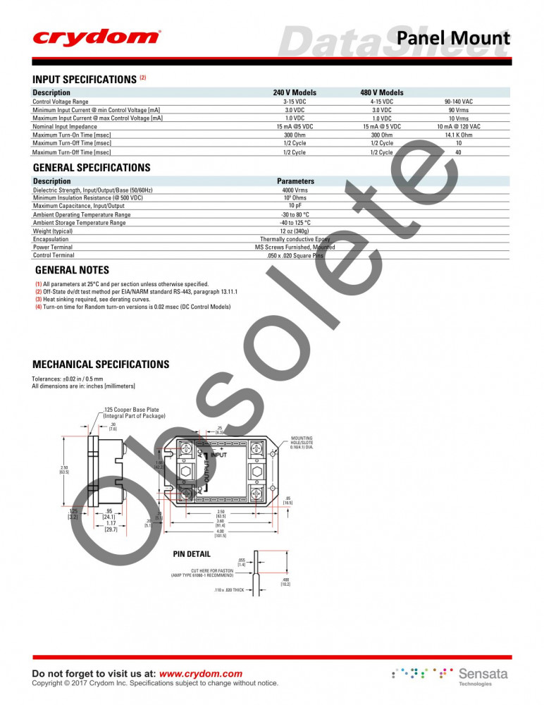 PRG Series datasheet page 2
