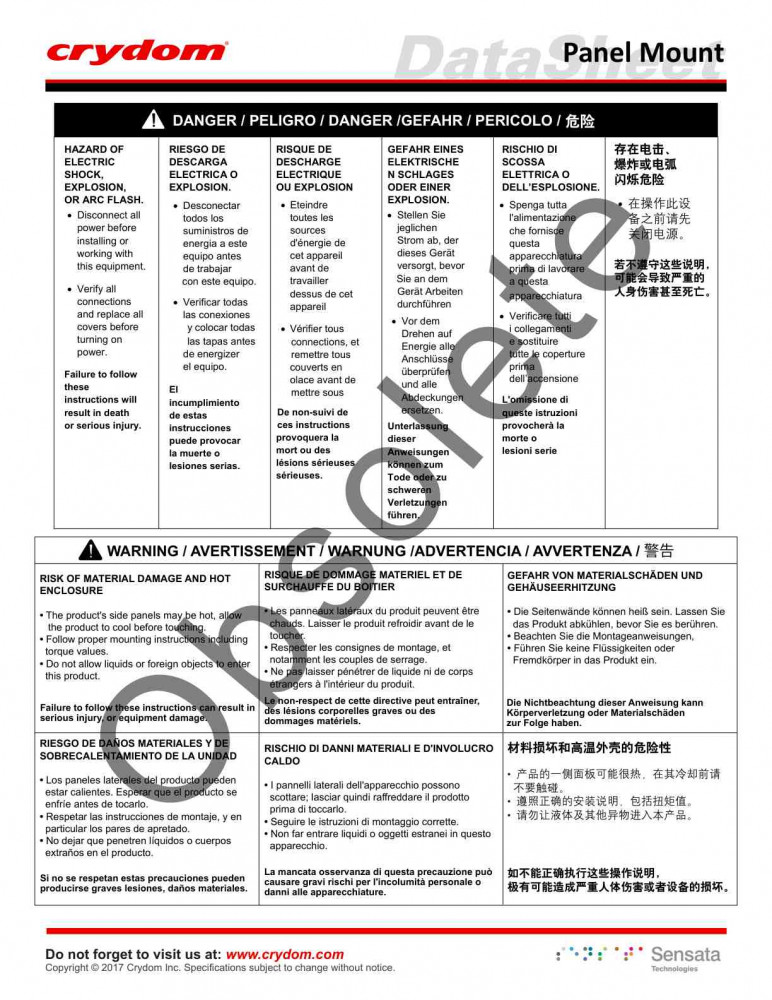 PRG Series datasheet page 4