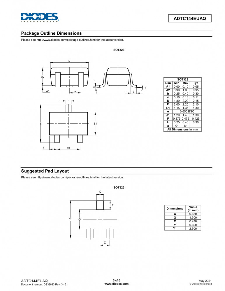 ADTC144EUAQ-13 datasheet page 5